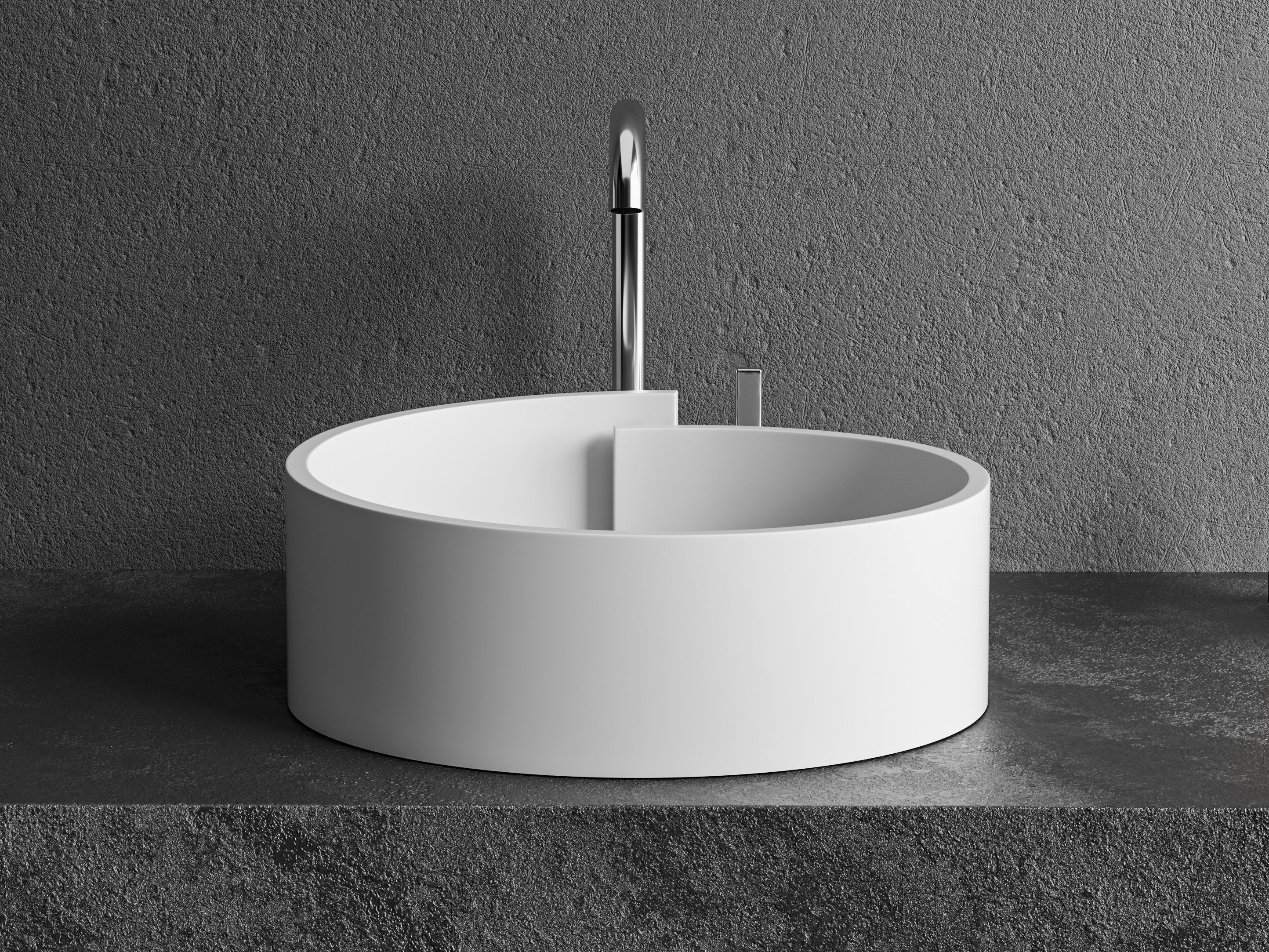 Unike Toppmonterte Servanter i Brandt Solid Surface | Brandt Bad